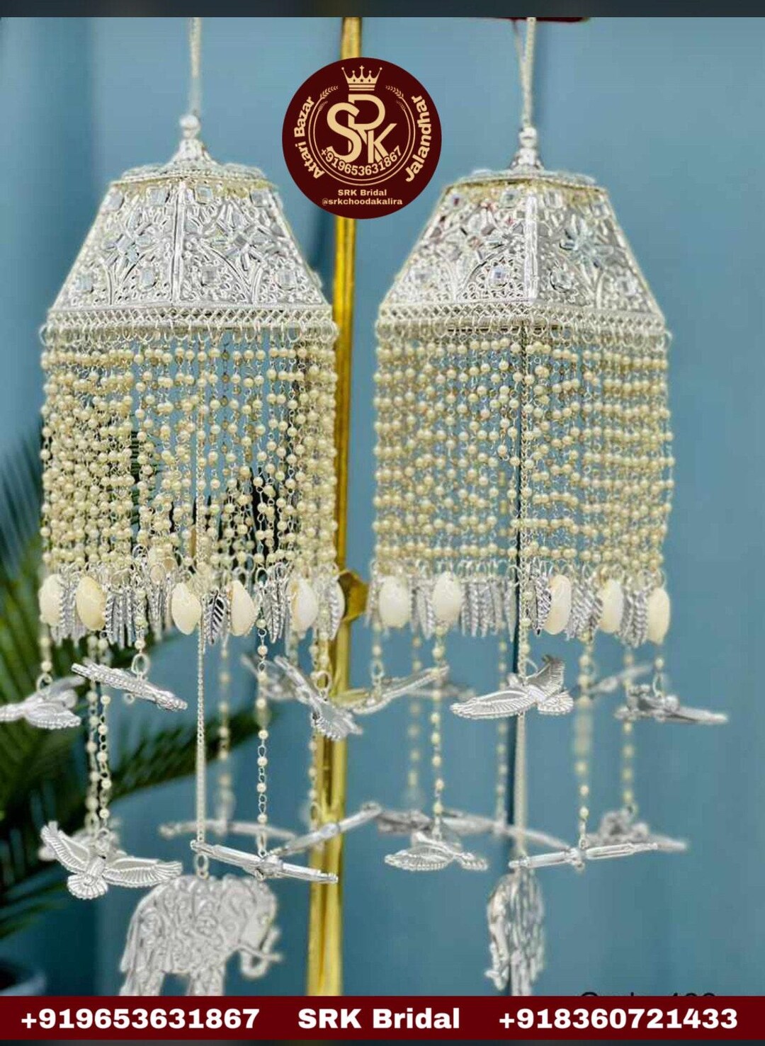 Silver Bridal Kaleera, Indian Wedding Jewelry, Punjabi Kalira ...