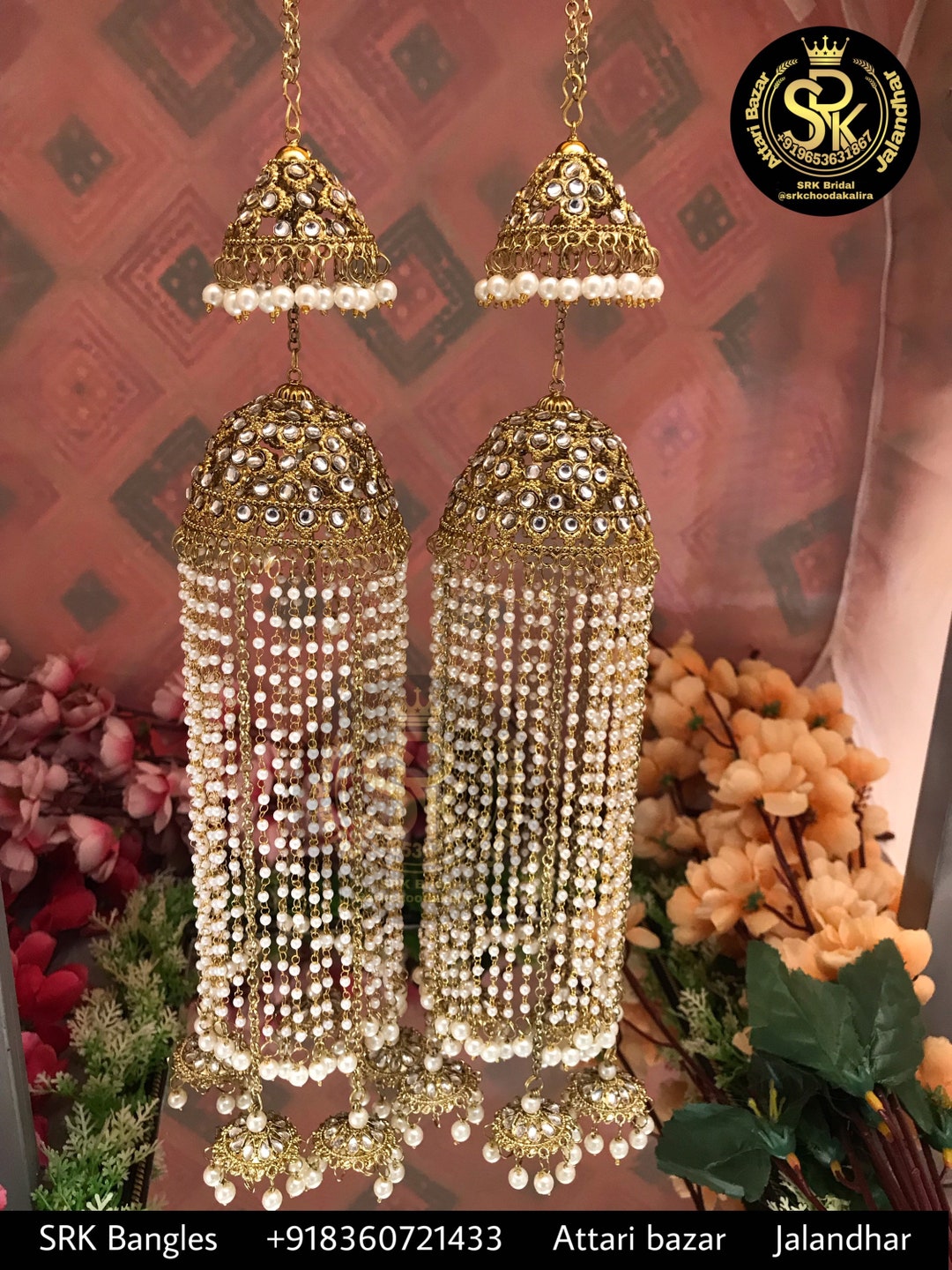 Traditional Bridal Kaleera, Indian Wedding Jewelry, Punjabi Kalire ...