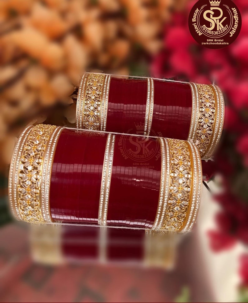 Punjabi Chura Bangle Set Bridal Chooda Set Indian Wedding - Etsy Canada