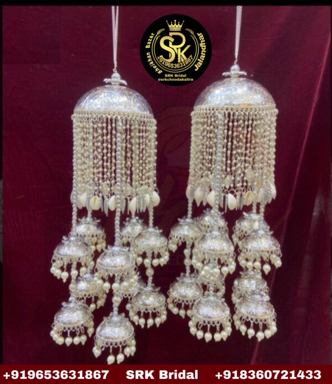 Silver Kaleera - Traditional Wedding Kalere, Kaleere, Kalira Bridal ...