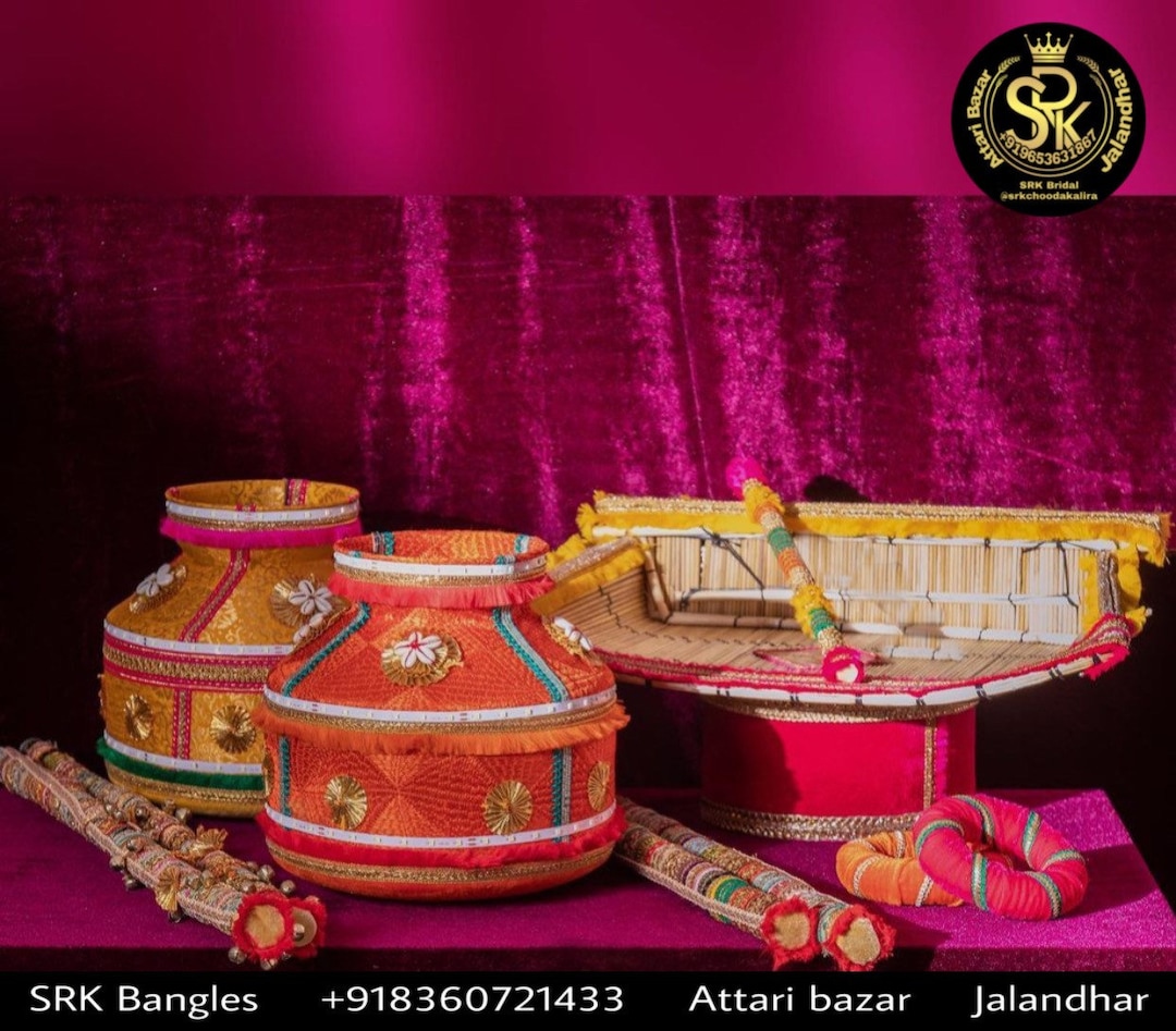 Punjabi Traditional Rasam Jaggo Pot With Jaggo Stick Chage and - Etsy UK