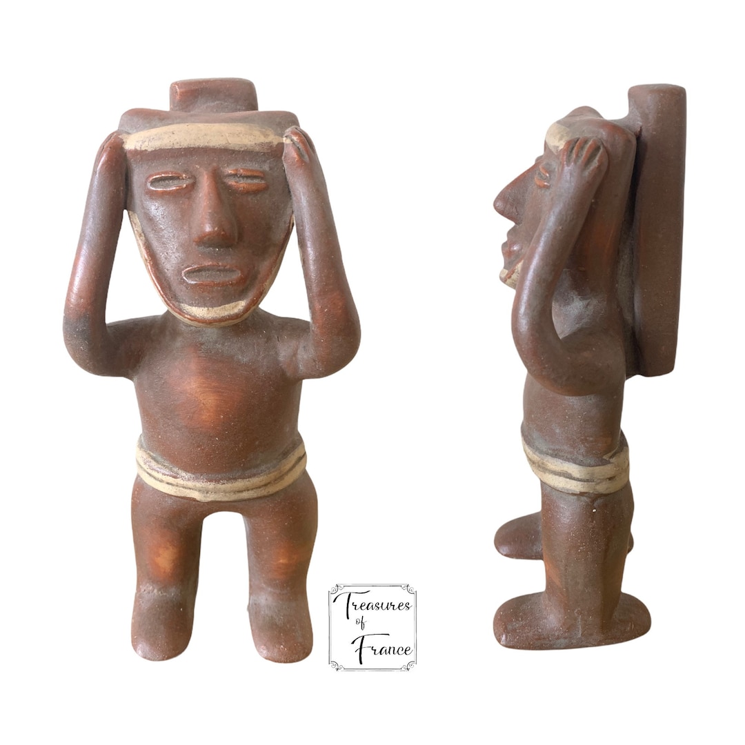 Vintage Inca Figurine Small Terracotta Pre-columbian Art Figurine ...