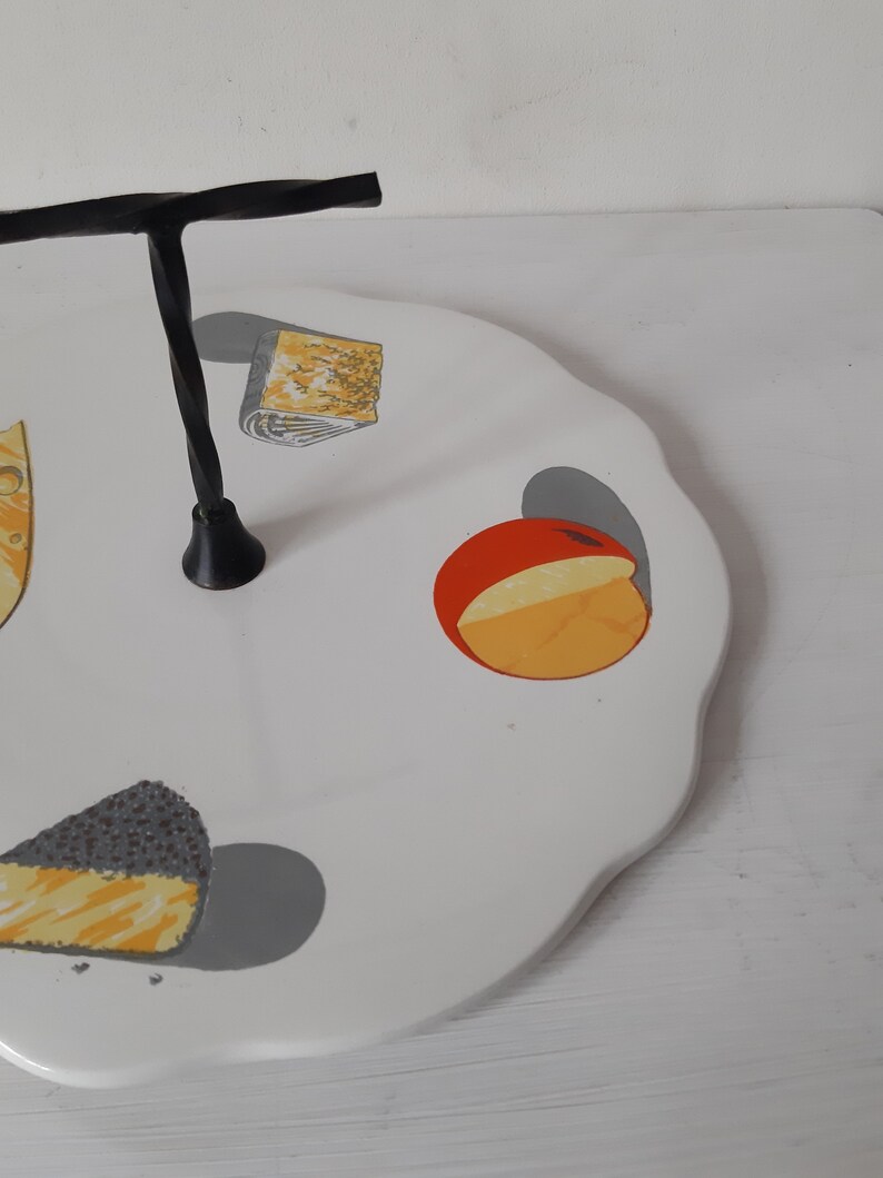 Vintage French Ceramic Cheese Platter Tray Kitchen Decor - Etsy