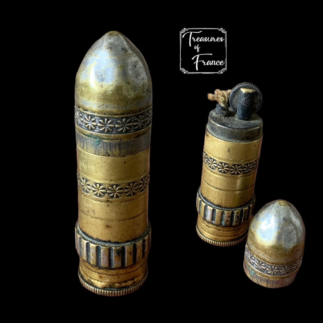 WW1 Rare Antique Fabricated Trench Art Lighter Made From Found Military ...