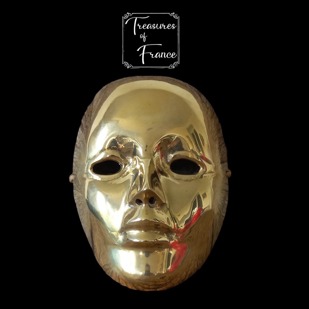 Vintage Brass Mask Small Solid Brass Mask Decorative Mask Wallhanging ...