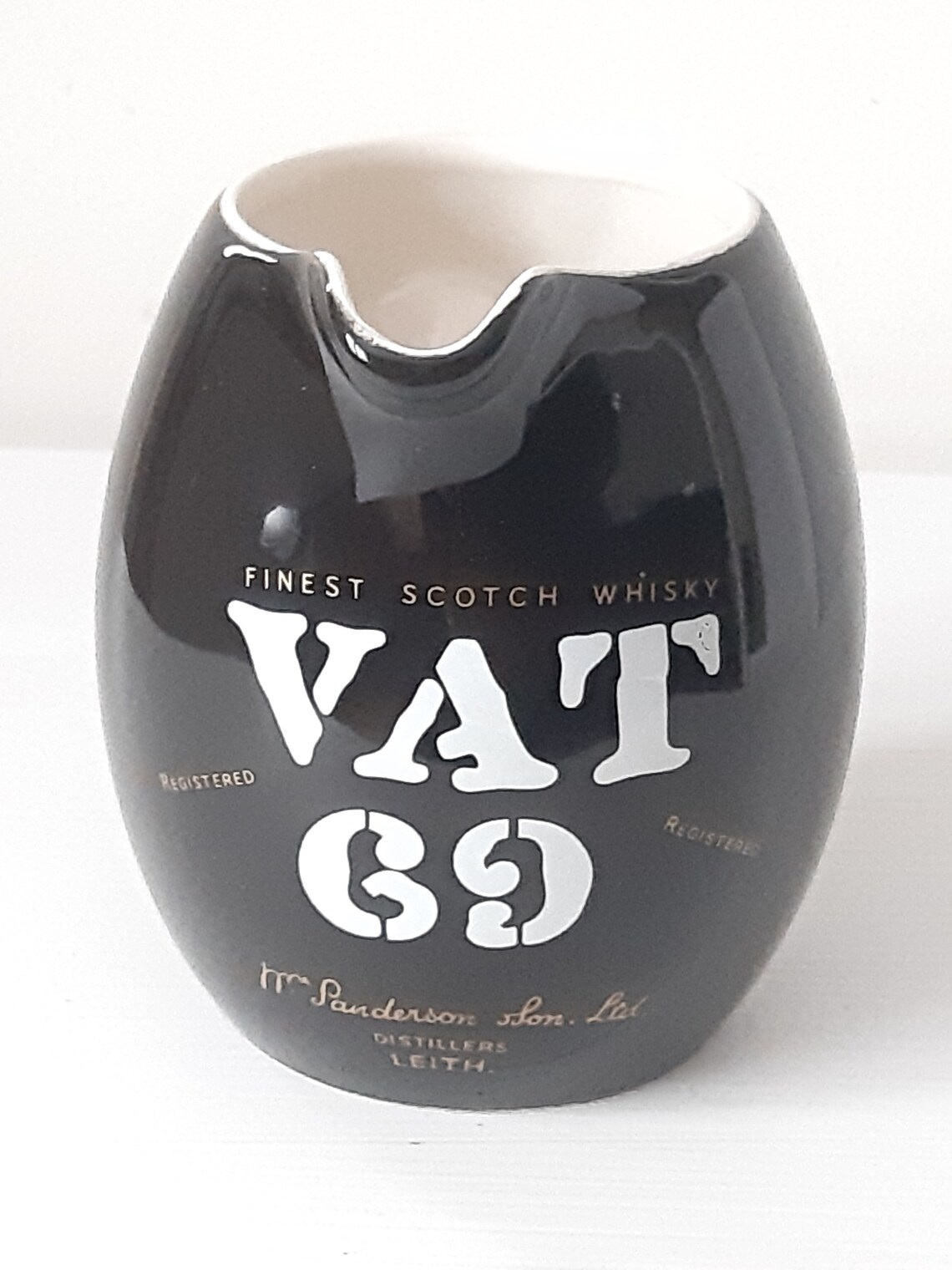 Vintage Wade Pottery VAT 69 Scotch Whisky Water Jug – Barware Pitcher ...