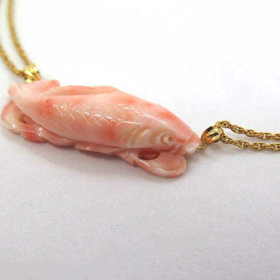 Celebration Symbol • Carp Carved Natural Genuine Prec… - Gem