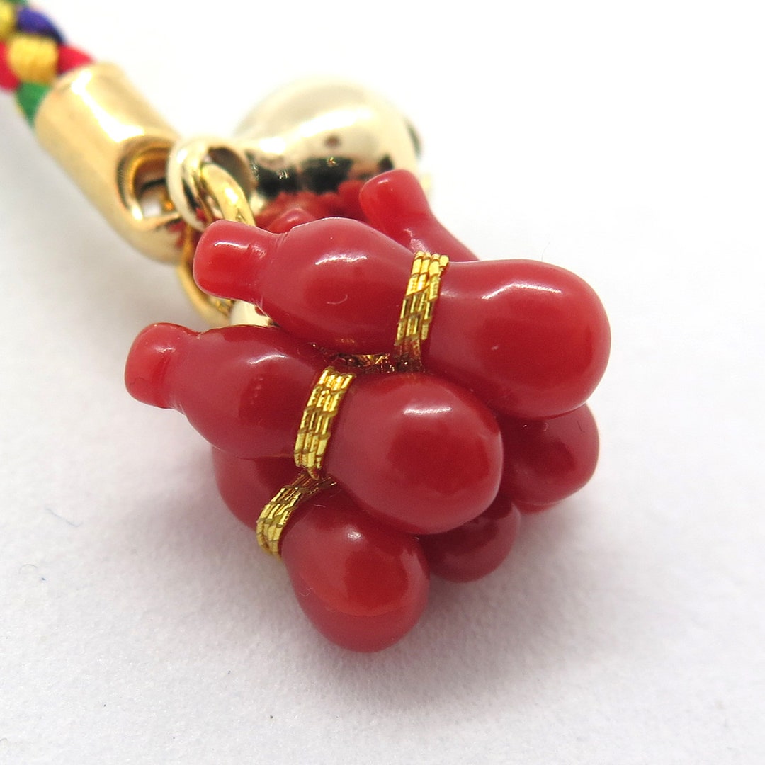 Good Health and Safety 6 Calabash Natural Genuine Precious Red Coral ...