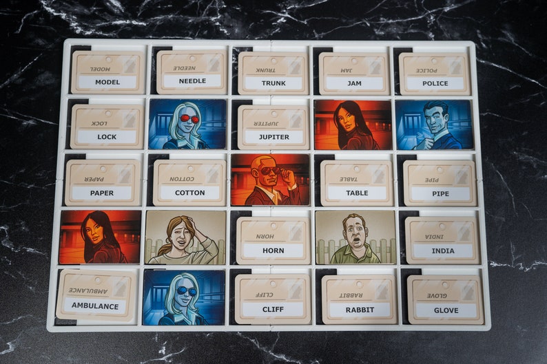 Codenames Game Board - Etsy