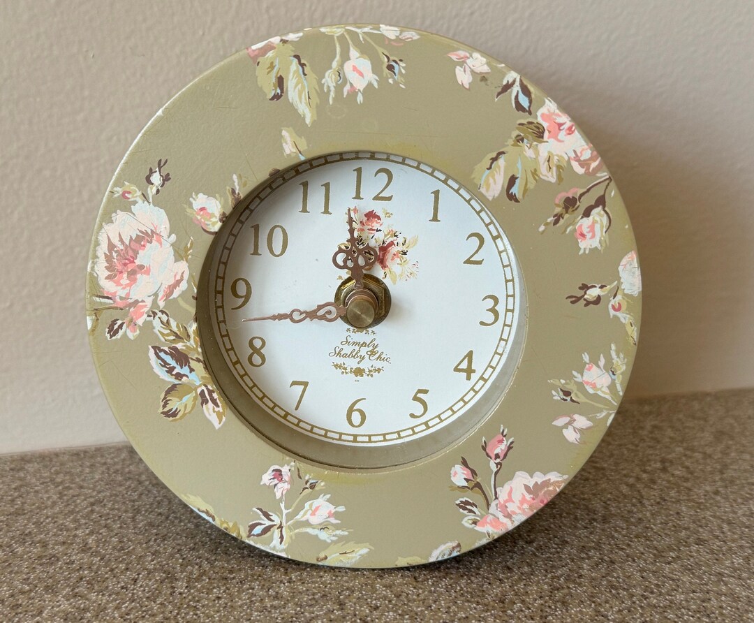 Vintage Rachel Ashwell Clock Simply Shabby Chic Vintage Shabby Chic ...