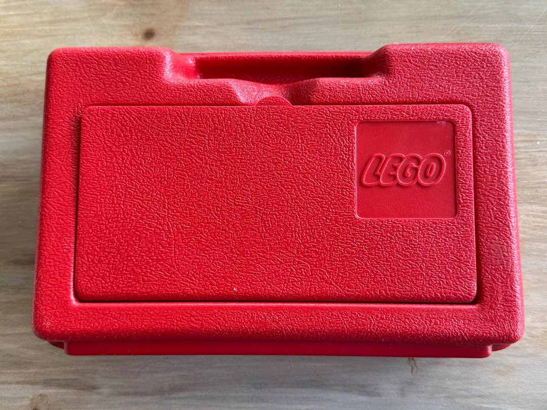1982 LEGO Case Vintage Lego Storage Case Red Lego Carrying Case Lego ...