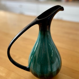 Blue Mountain Pottery Pitcher Canadian Redware Pitcher Green Turquoise ...