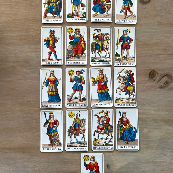 Antique Tarot Cards - Etsy