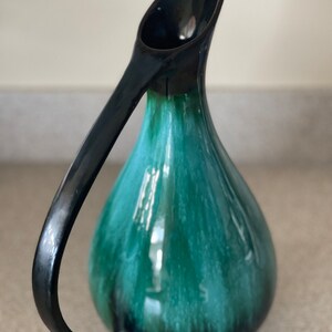 Blue Mountain Pottery Pitcher Canadian Redware Pitcher Green Turquoise ...