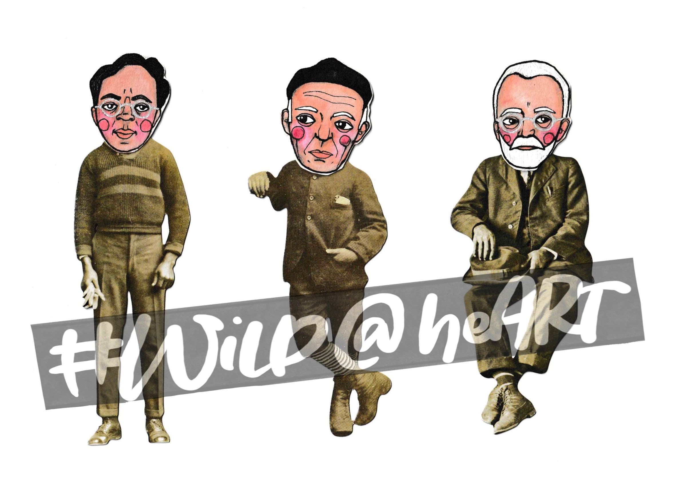 Famous Artist Paper Dolls - Original/hand-drawn - Digital File Only ...