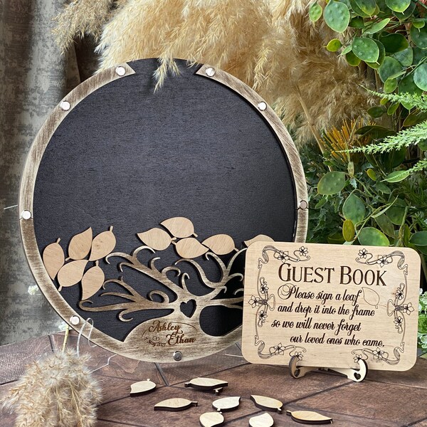 Tree Guest Book - Etsy