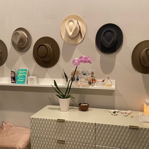 White Hat Hanger, Baseball Cap, Cowboy Hats (10 Pack) - Etsy