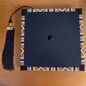 Custom Beaded Adult Sized Graduation Cap, Your Choice of Cap Color and ...