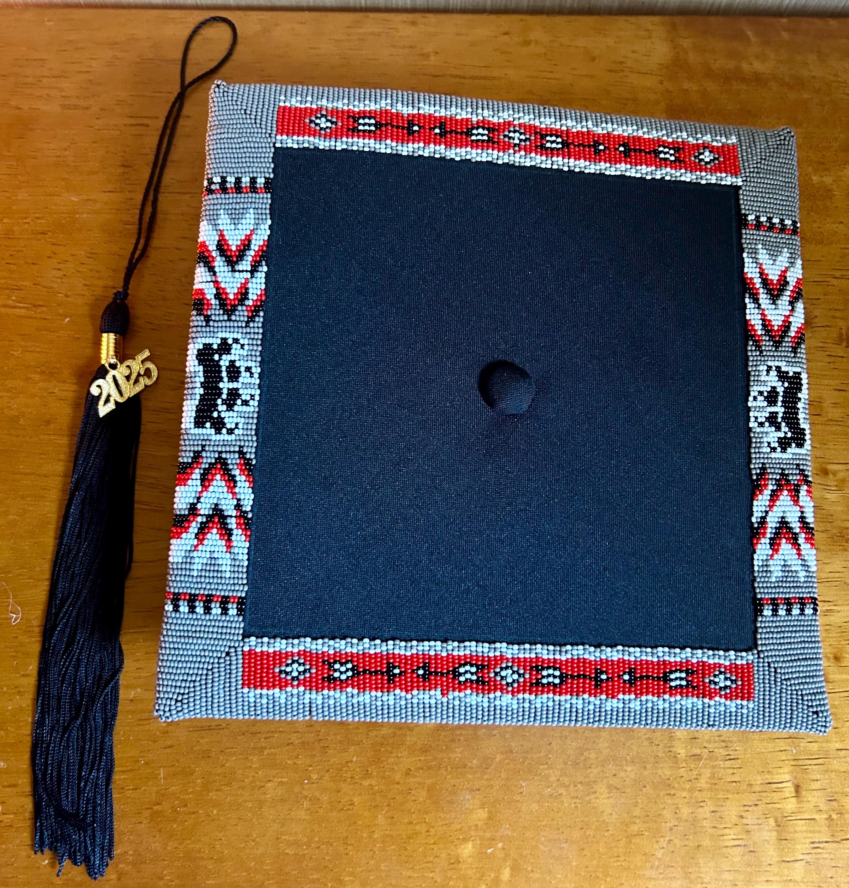 Custom Beaded Graduation Cap: Adult Size, Your Colors - Etsy