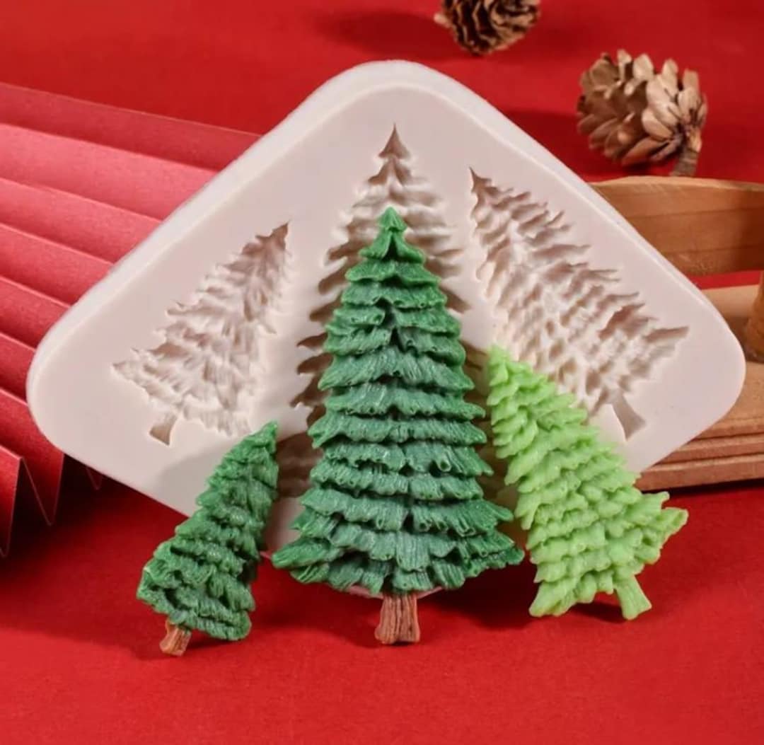 Silicone Christmas Tree Cake Mold, Silicone Bubble Mold, Chocolate Cake ...