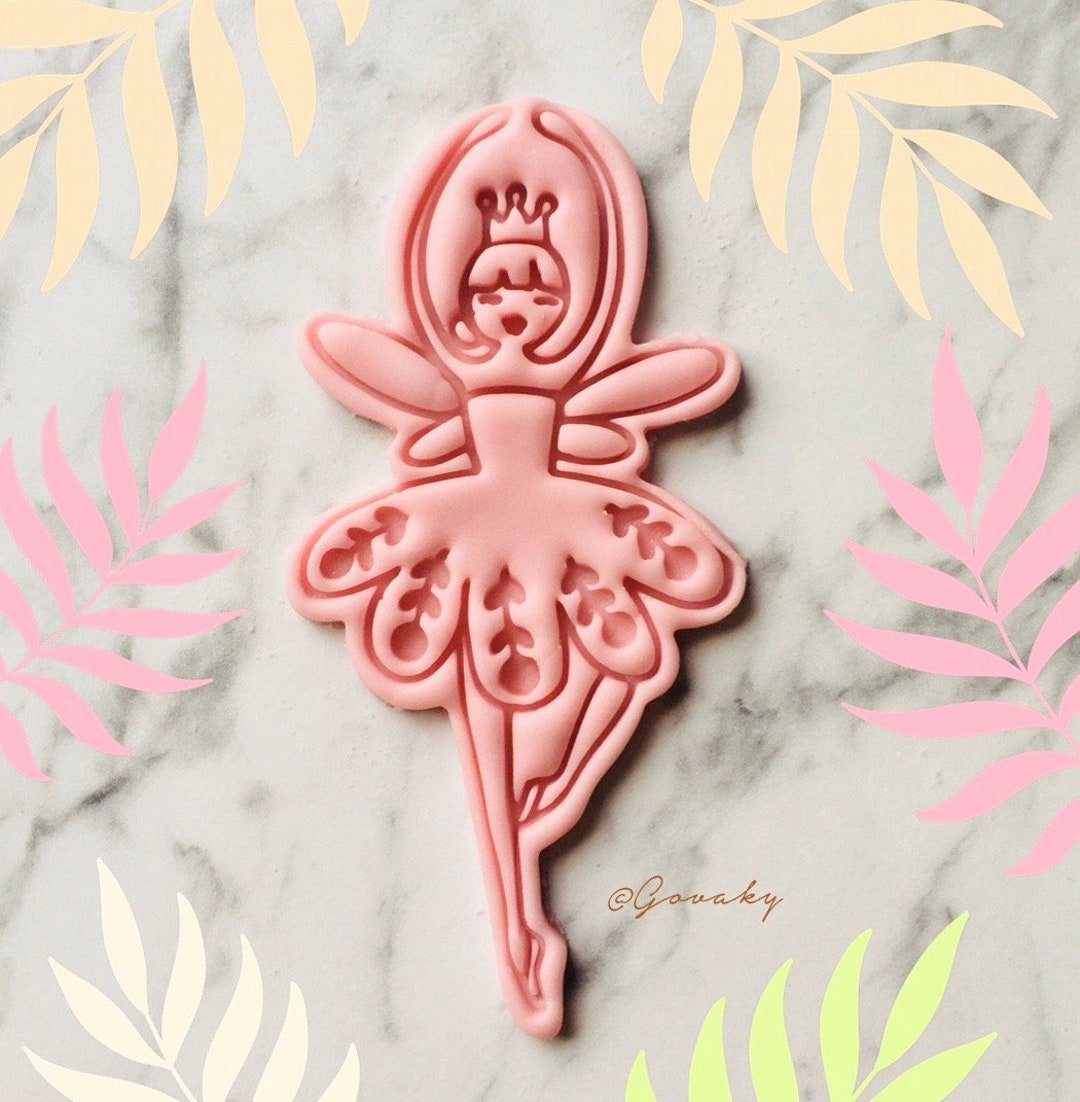 DANCER FAIRY BALLERINA 02 cookie Cutter Stamp - Etsy