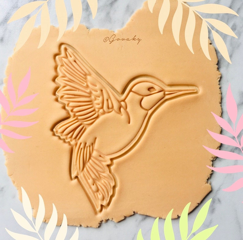 HUMMINGBIRD Bird cookie Cutter Stamp - Etsy UK