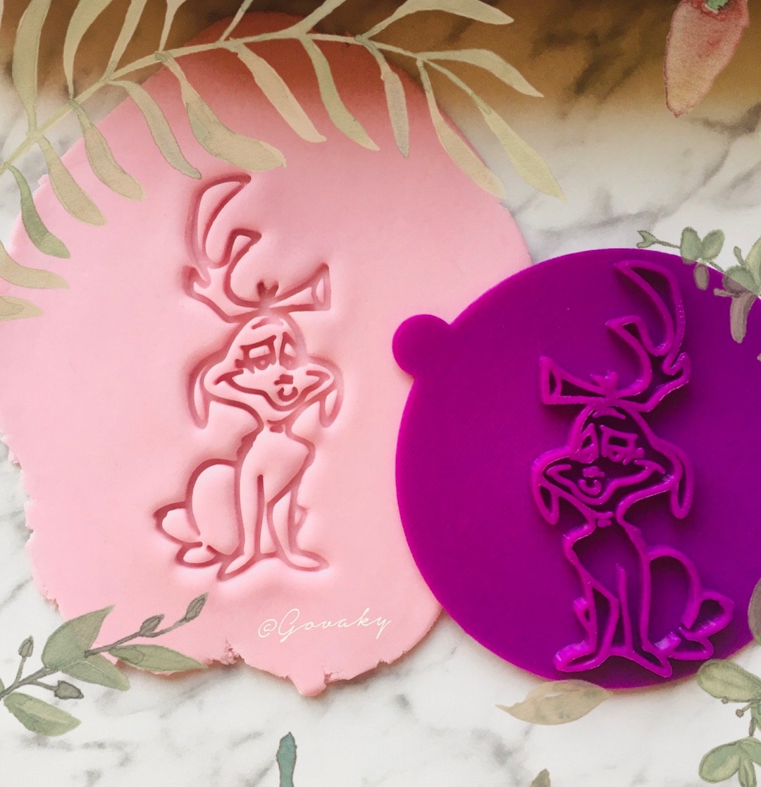 GRINCH DOG stamp - Etsy