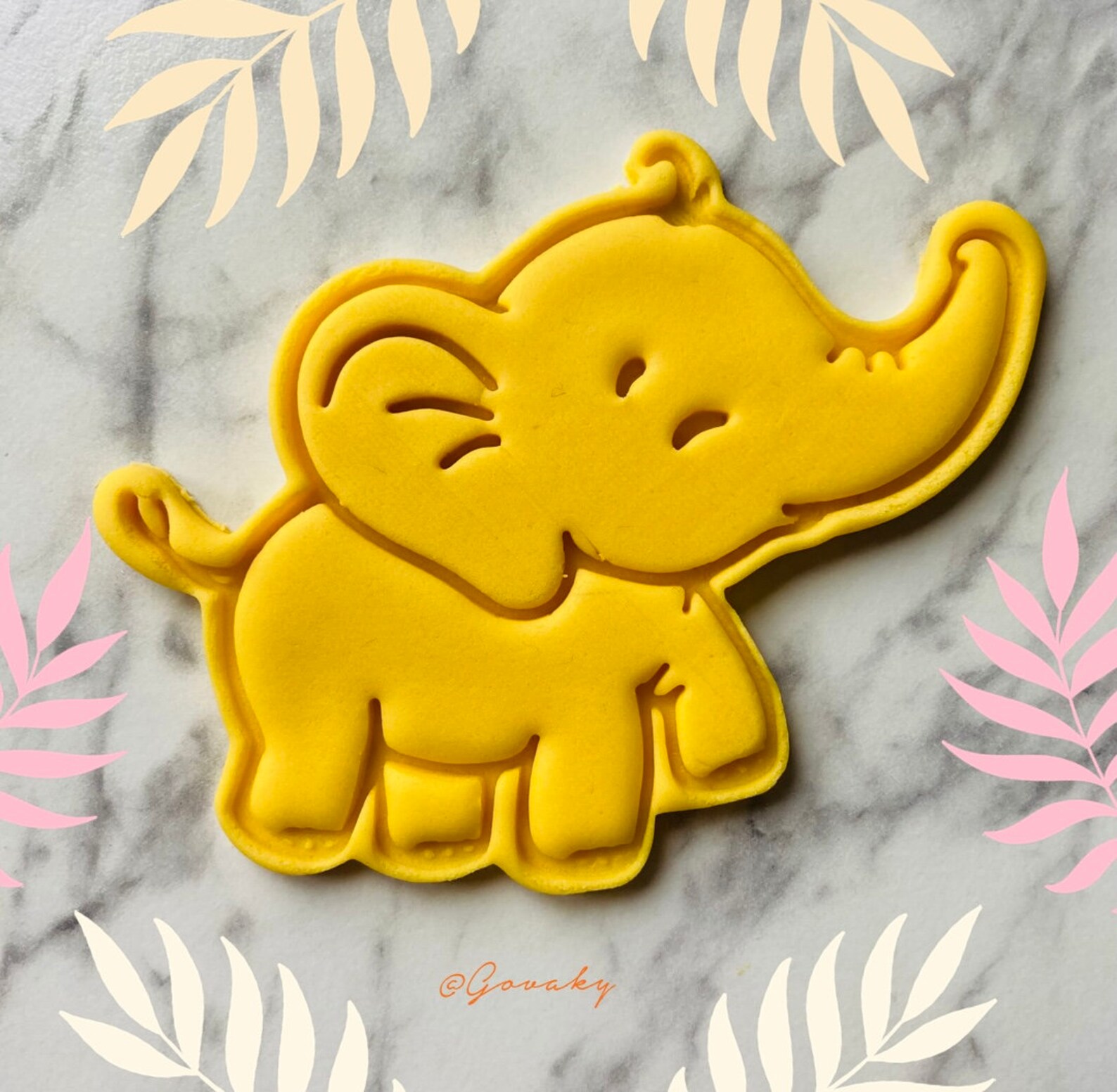 BABY ELEPHANT 01 cookie Cutter Stamp - Etsy