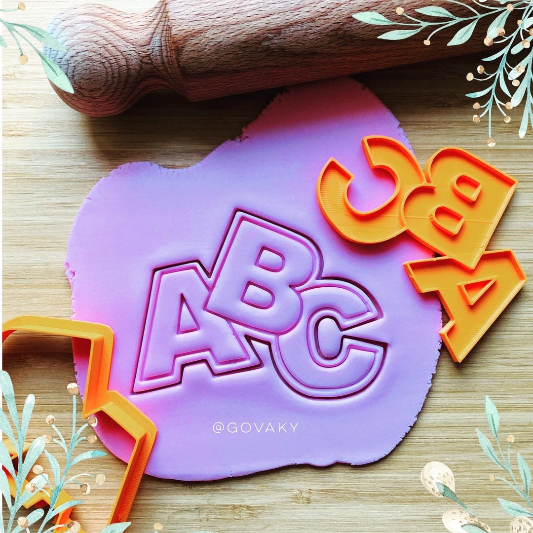 ABC Teacher School cookie Cutter Stamp - Etsy