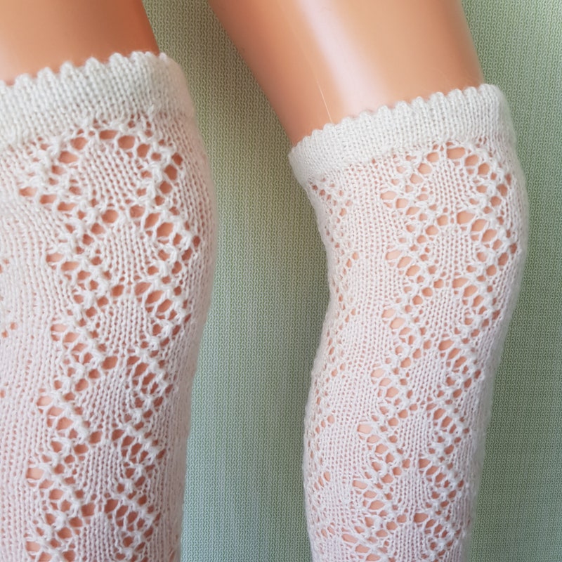 White Lace Socks - Etsy