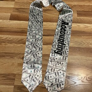 CUSTOMIZABLE Graduation Stole for Business, Finance, Accounting Major ...