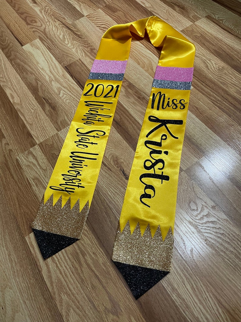 Ships Within 24hrs Pencil Graduation Stole - Etsy