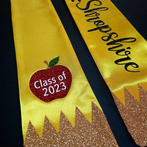 Apple on Stole Graduation Teacher Pencil Stoles *fast Shipping ...