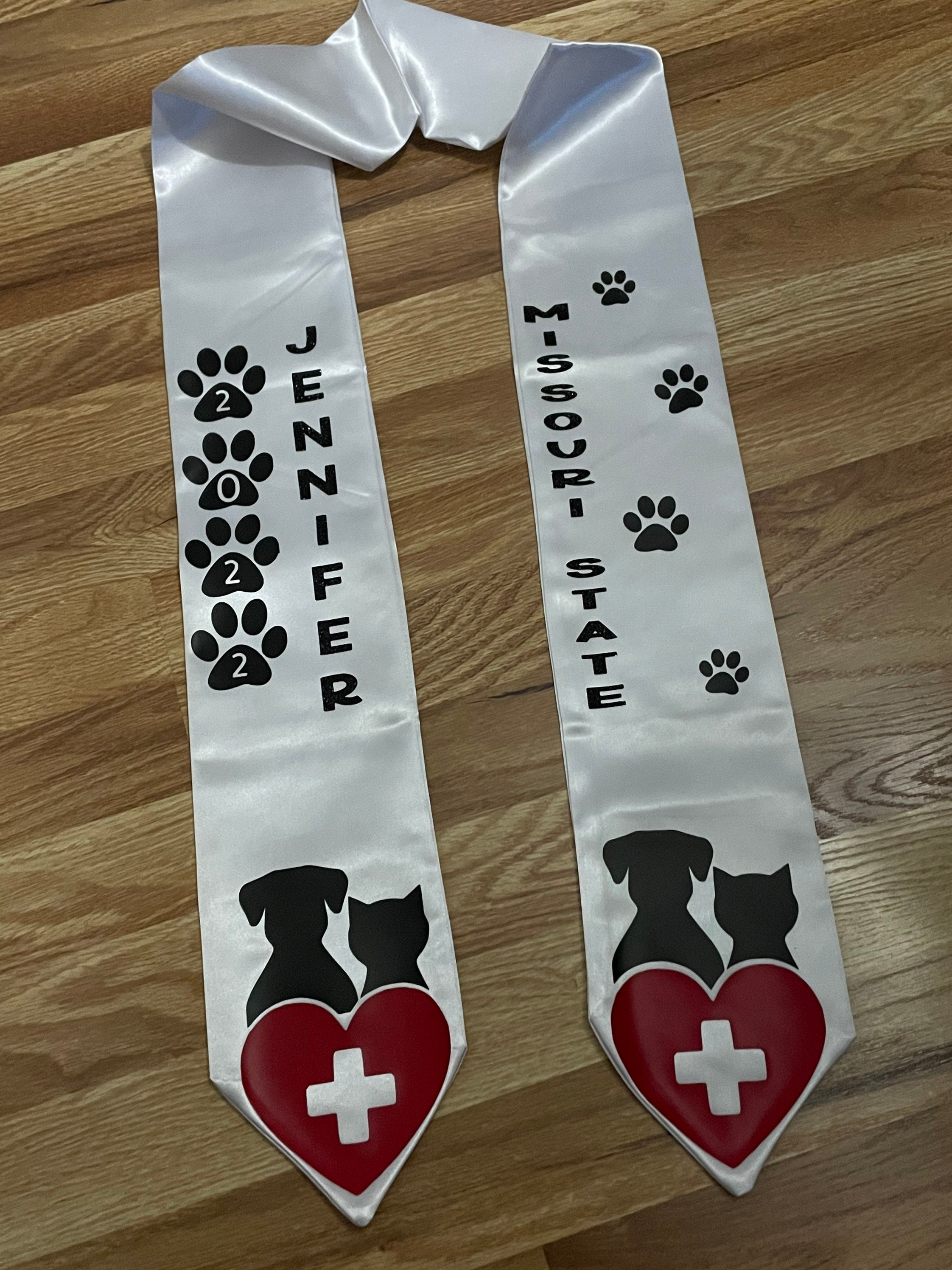 Veterinarian Graduation Stole - Etsy