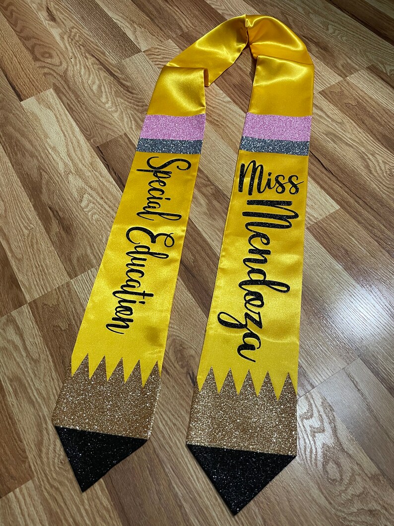 Ships Within 24hrs Pencil Graduation Stole - Etsy