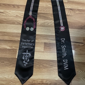 Graduation Stoles for Nursing, Vet, Doctor, Nurse, Stethoscope - FULLY ...