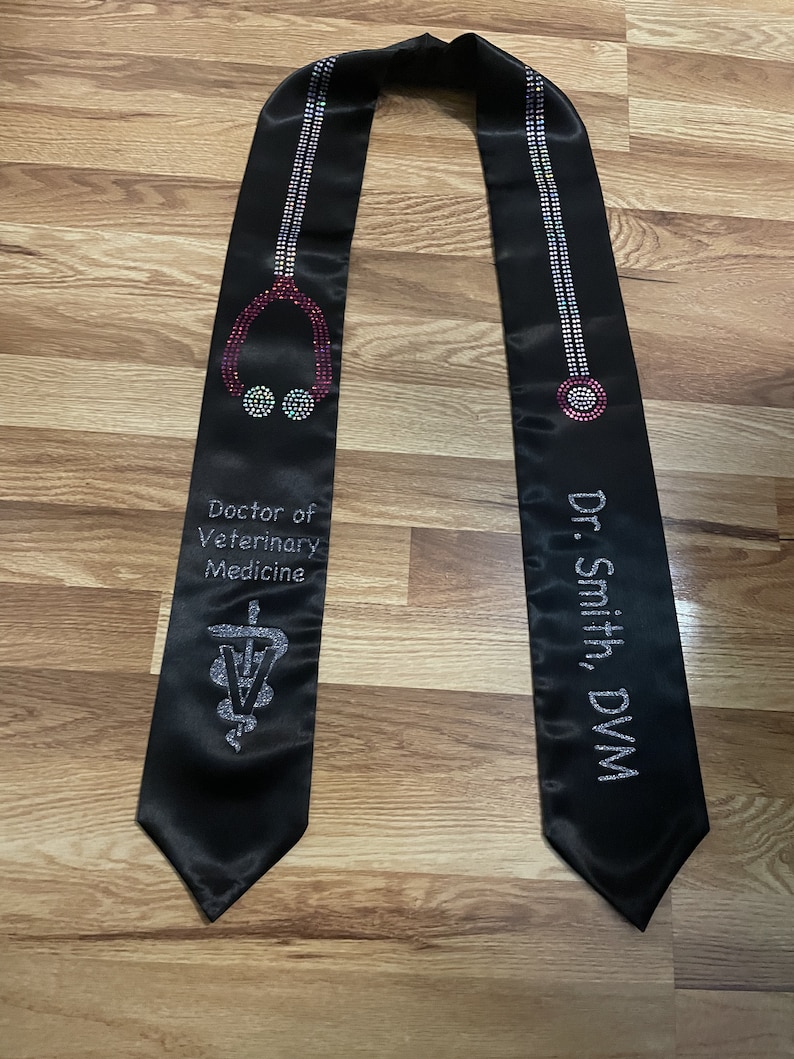 Graduation Stoles for Vet, Doctor, Nurse, Stethoscope - Etsy