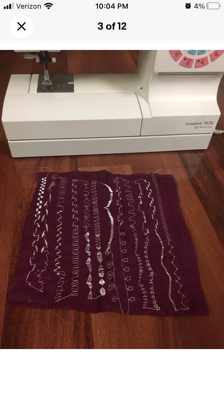 Pfaff Creative 7570 Sewing Machine - Etsy