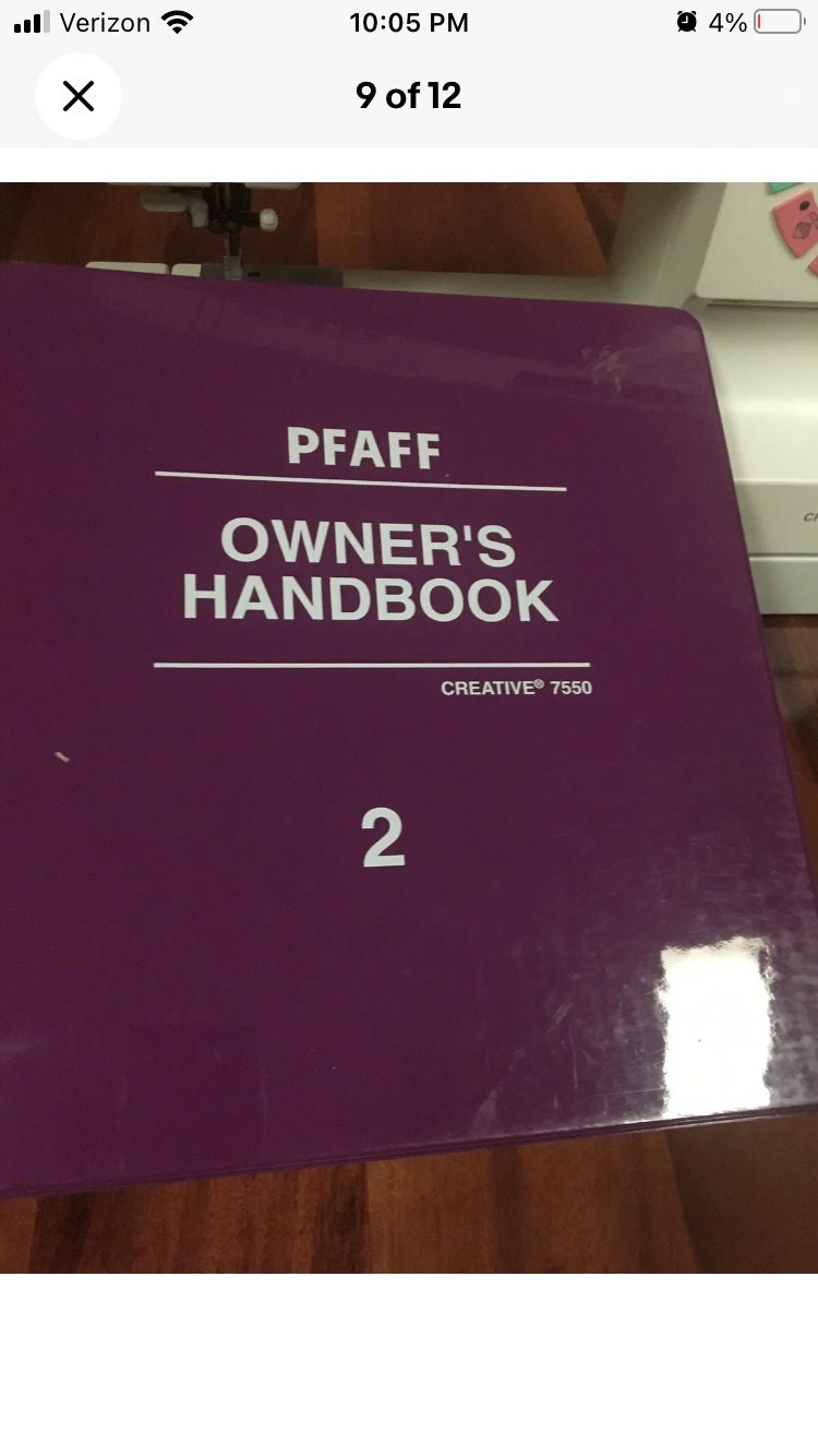 Pfaff Creative 7570 Sewing Machine - Etsy