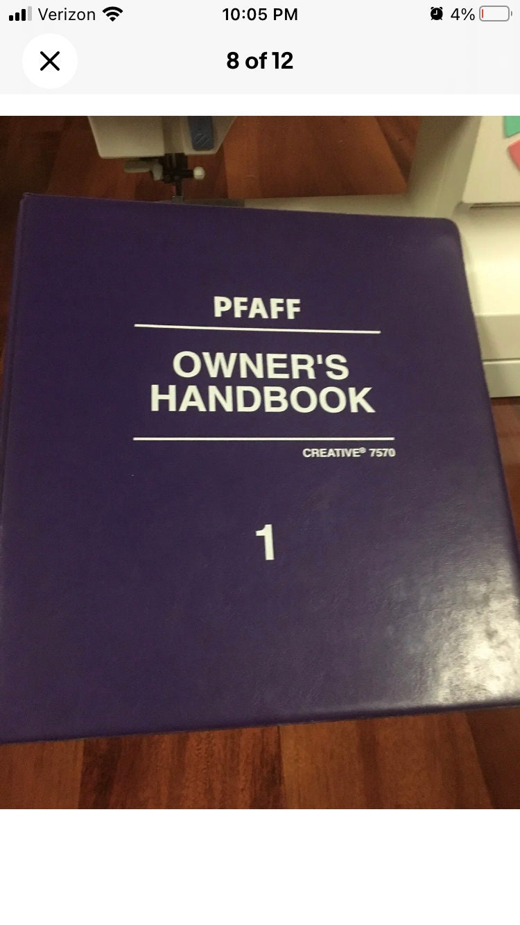 Pfaff Creative 7570 Sewing Machine - Etsy