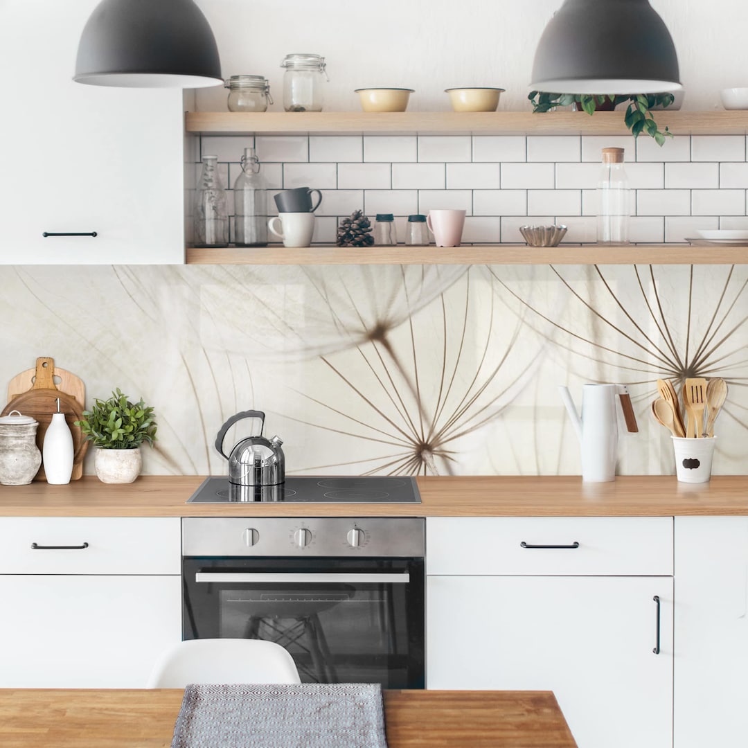 Splashback Gentle Grasses Kitchen Panel Design Ideas Decor - Etsy