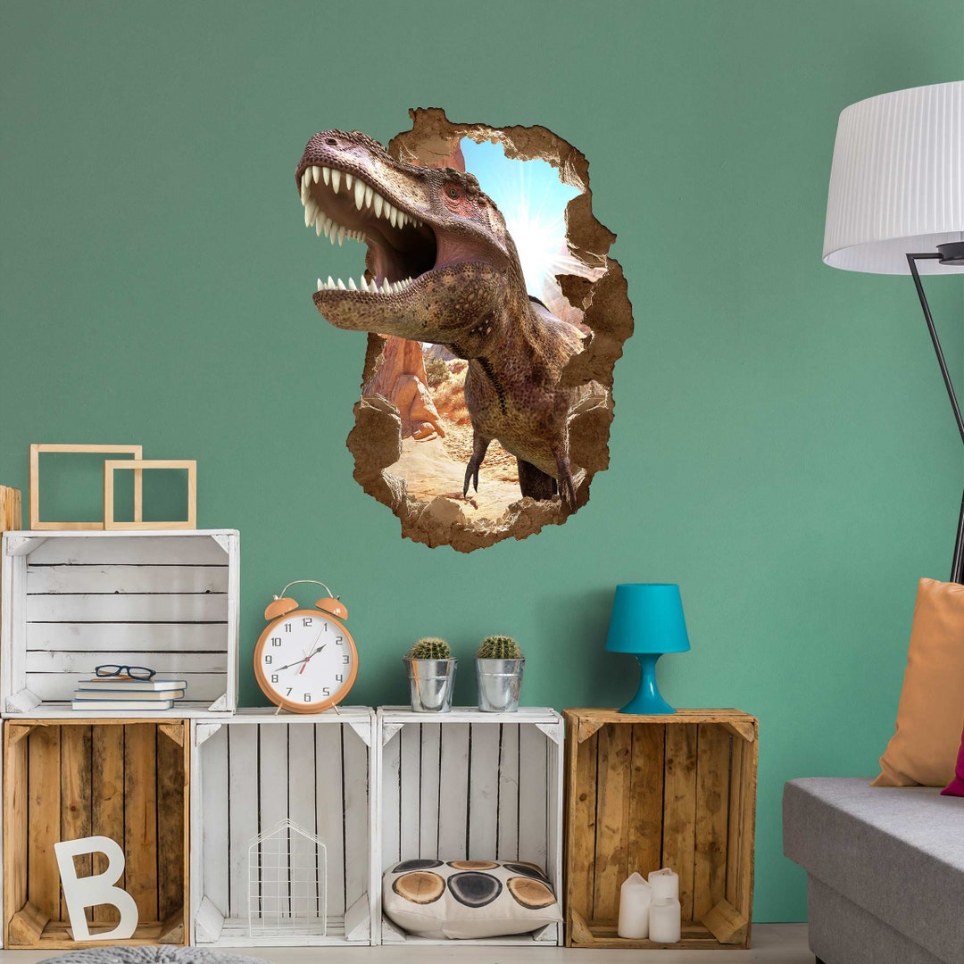 Wall Sticker for Kids Tyrannosaurus Rex Children Wall Stickers Boy Girl ...