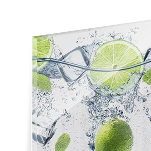Glass Splashback Refreshing Lime Kitchen Panel Design Ideas Decor ...