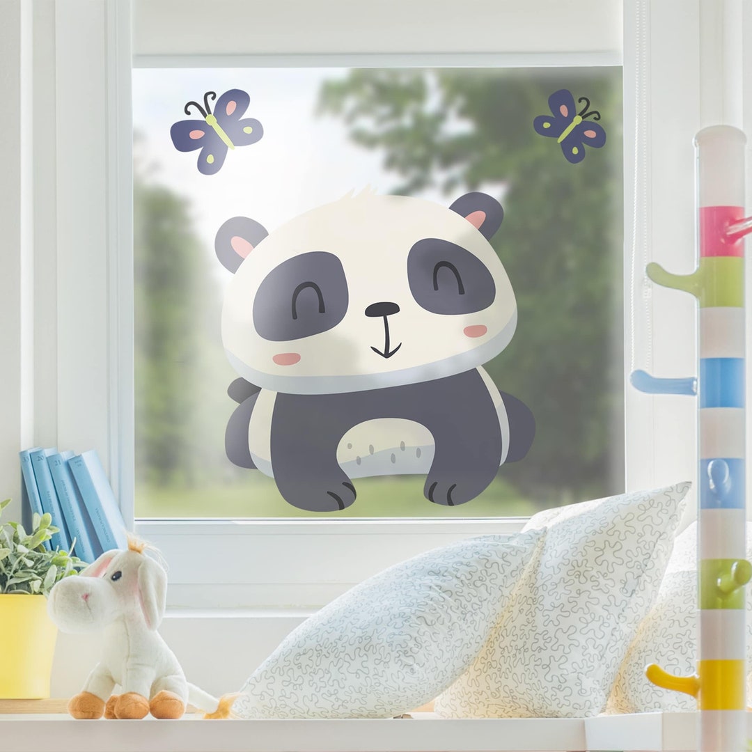 Window Sticker for Kids Different Cudte Panda Bears Children Window ...
