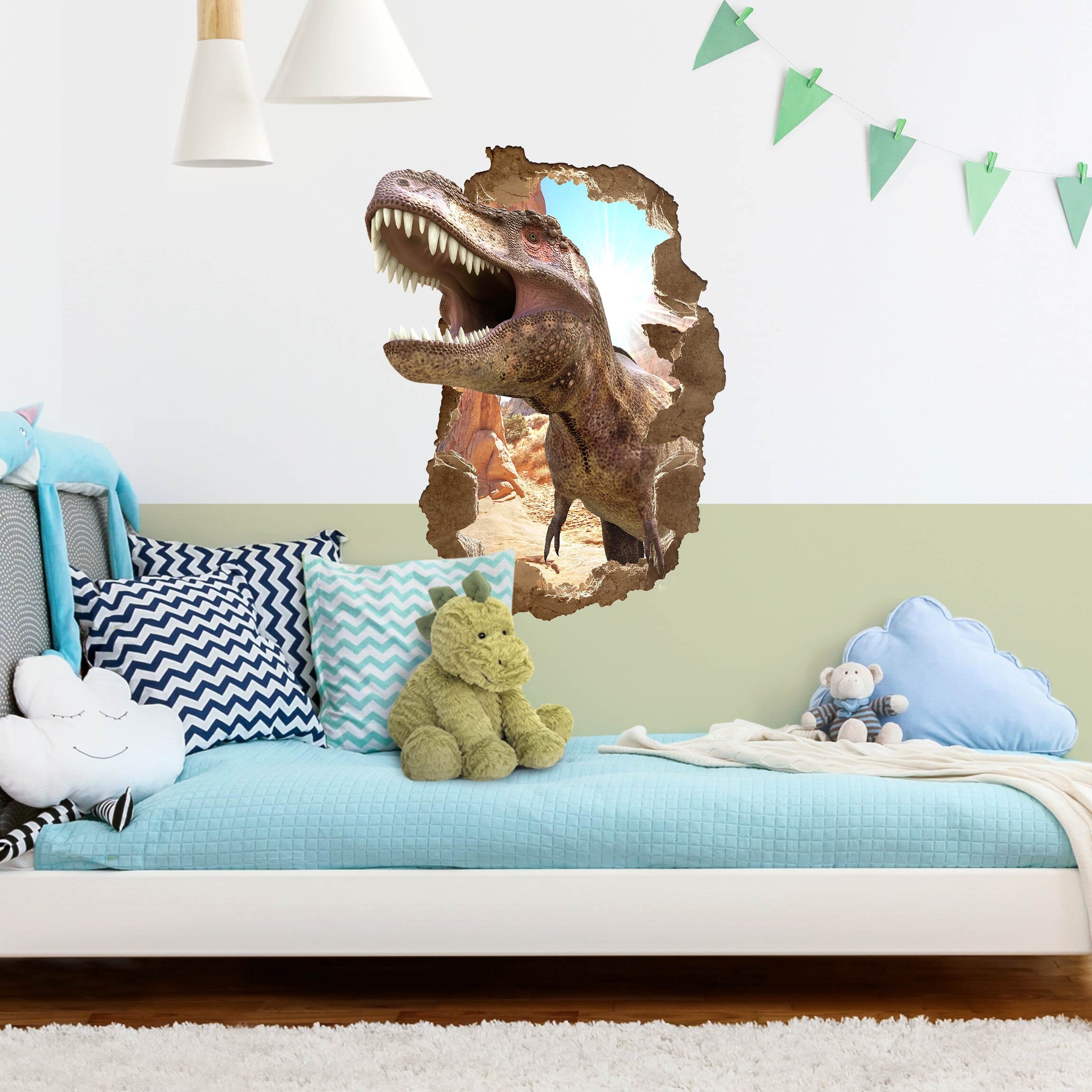 Wall sticker for kids Tyrannosaurus Rex Children wall - Etsy 日本
