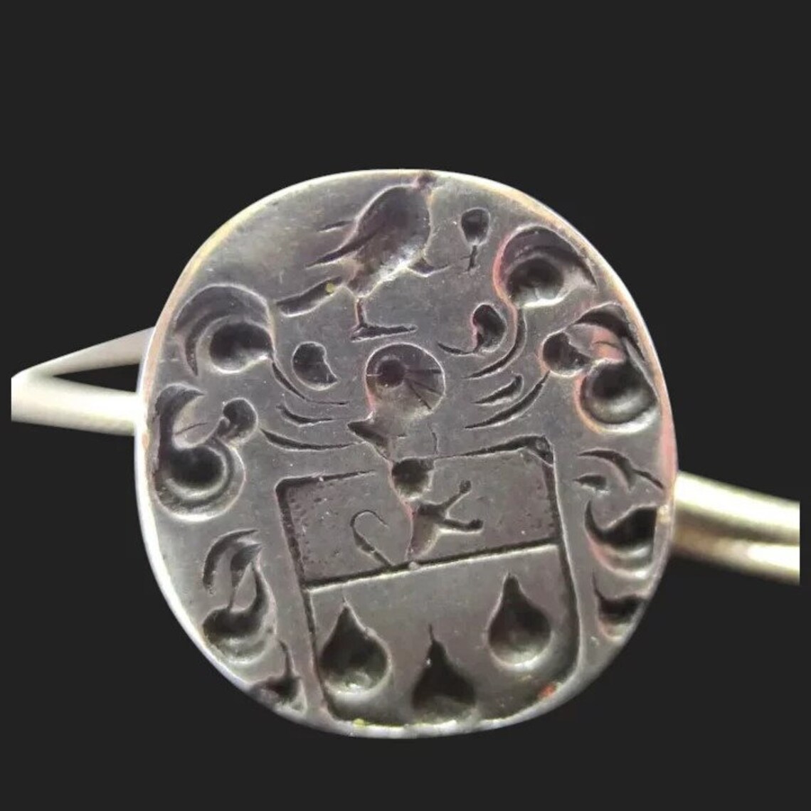 16th 17th Century Silver Seal Fob Pendant Perrot Family | Etsy