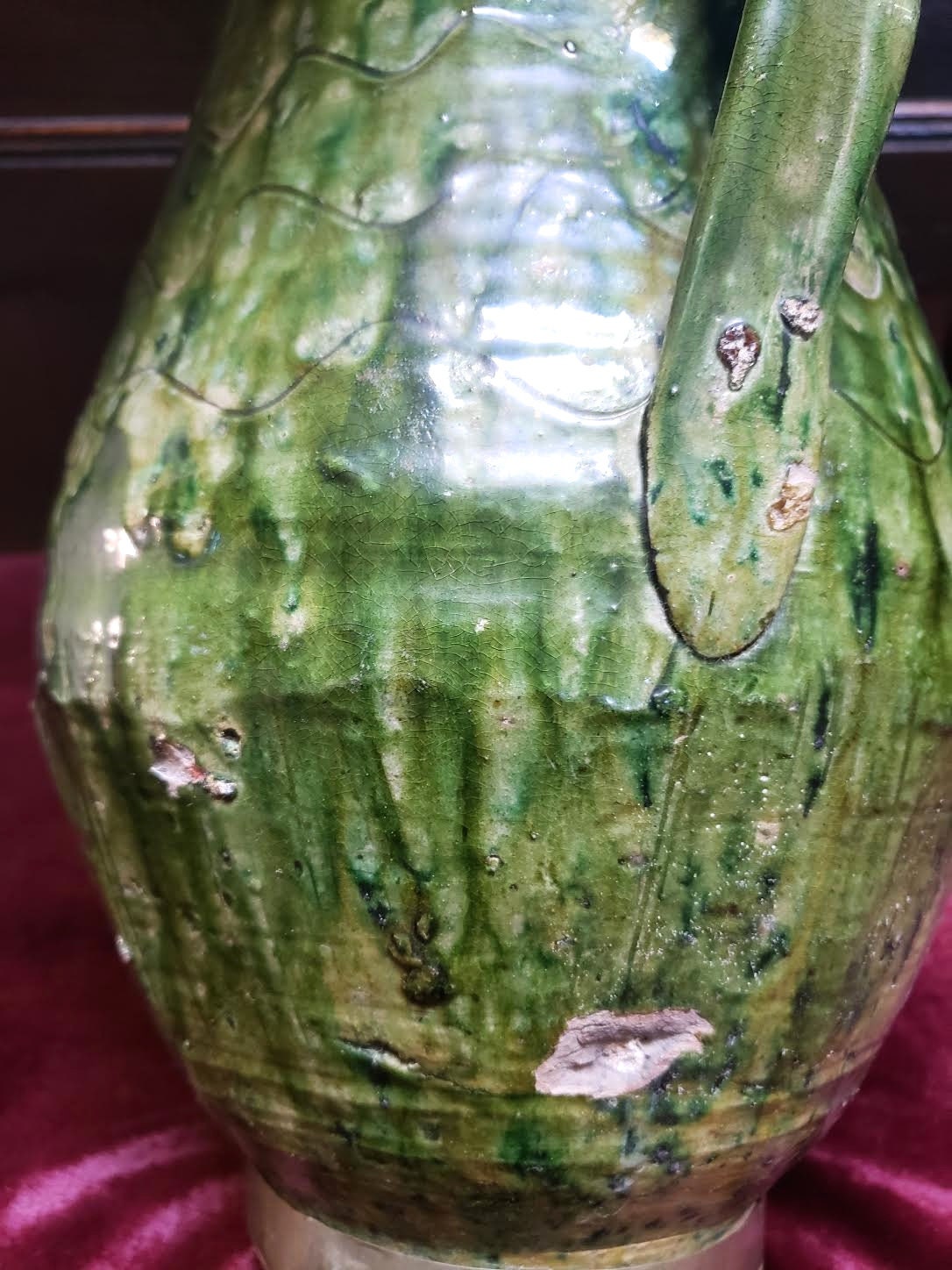 17th Century Border Ware Pottery Jug Vase Tudor Green - Etsy