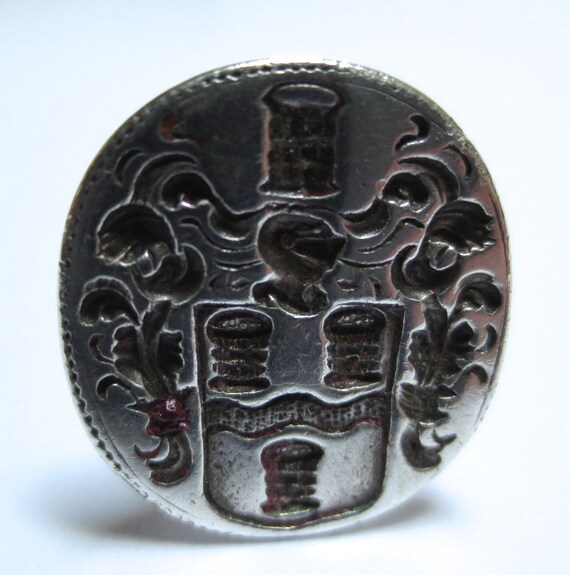 17th Century Silver Jacobean / Caroline Period Fob Se… - Gem