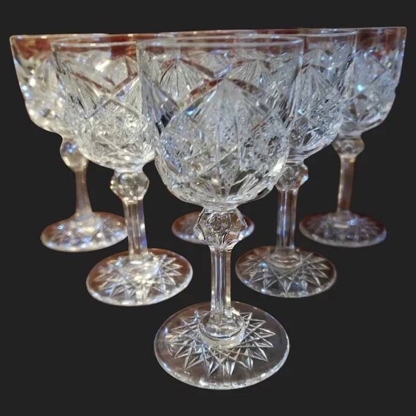 Vintage Cut Glass - Etsy