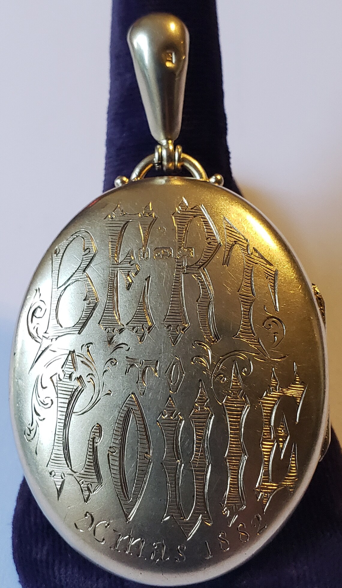Beautiful Victorian Sterling Silver Fern Leaf Locket Pendant - Etsy